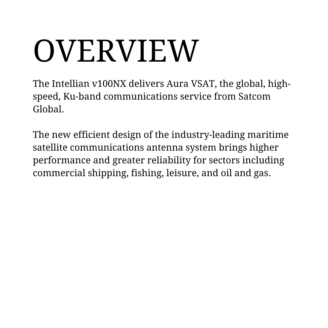 Intellian v100NX – Shevon Holdings